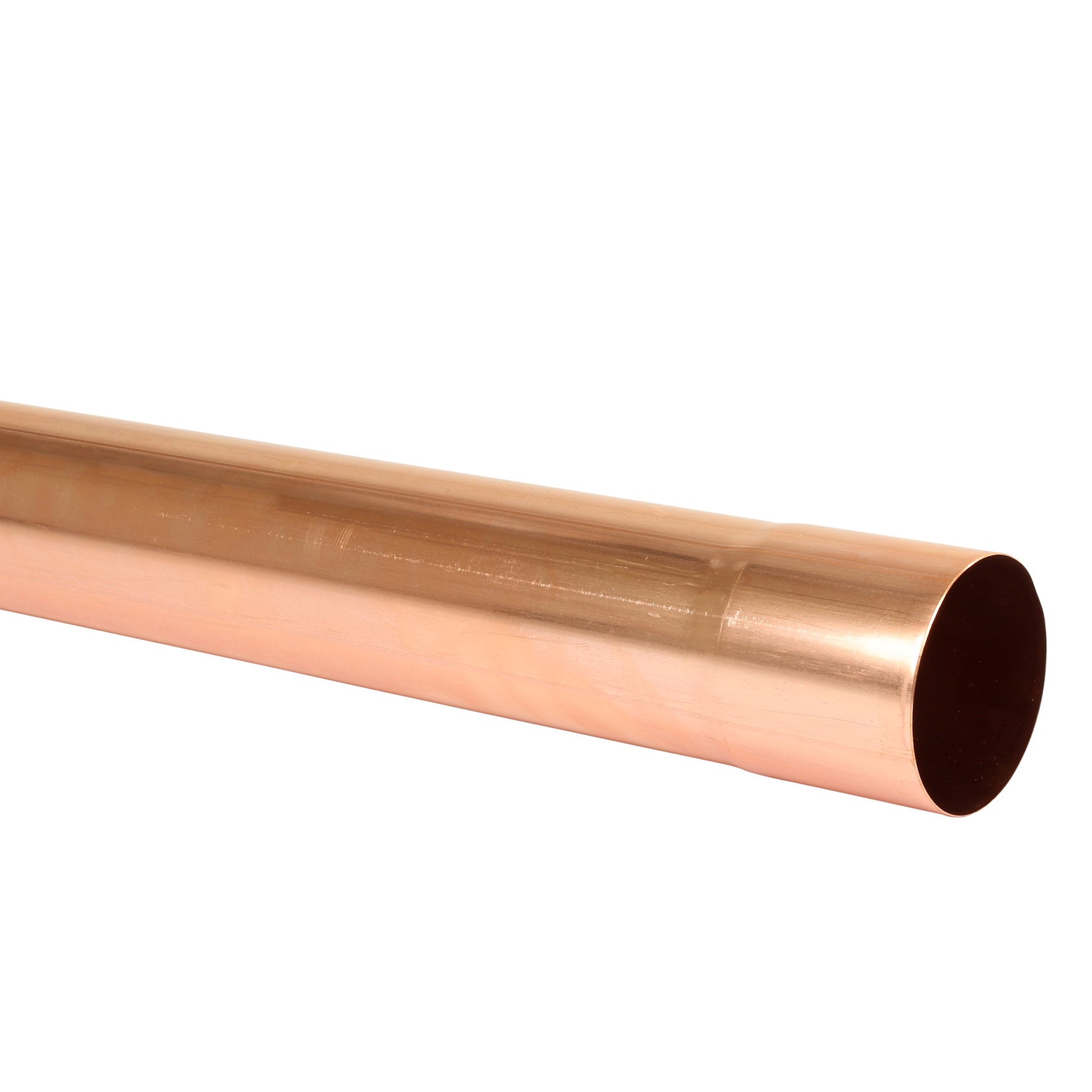 Rainwater tube, red copper, socket x spigot, 80 mm, l = 3 m – Wildkamp ...
