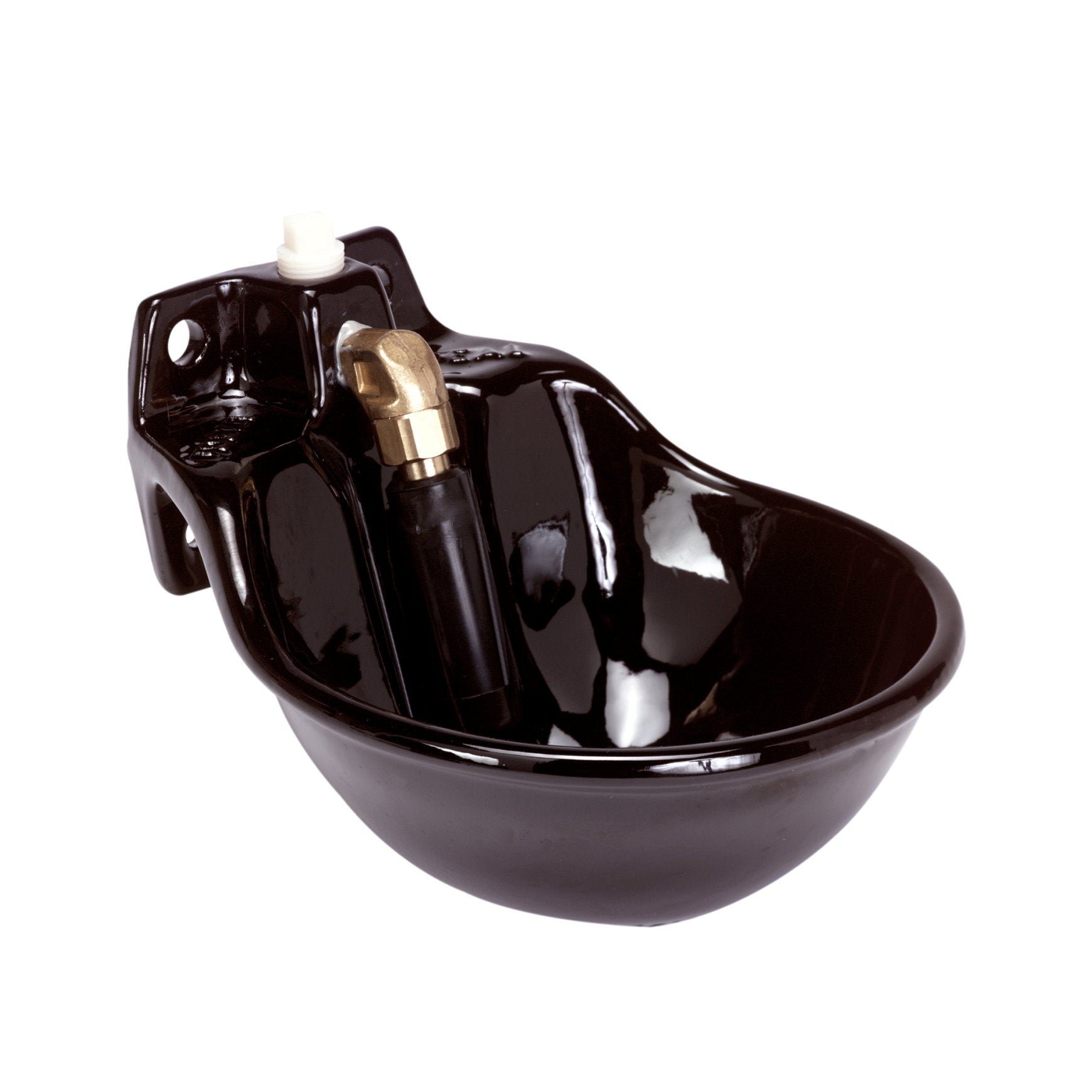 Suevia drinking bowl, cast iron, type 61 'ideal', with rod valve, suit ...