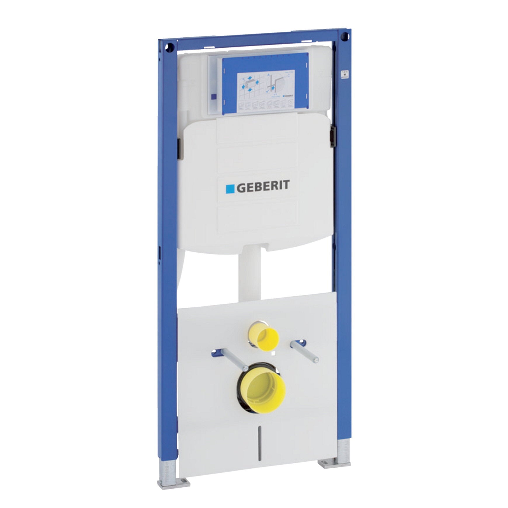Geberit Duofix built-in cistern, type UP320, dual flush, incl. wall an ...